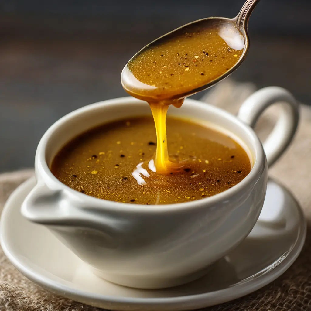 Gravy with Olive Oil and Bone Broth - Manjeri Skincare